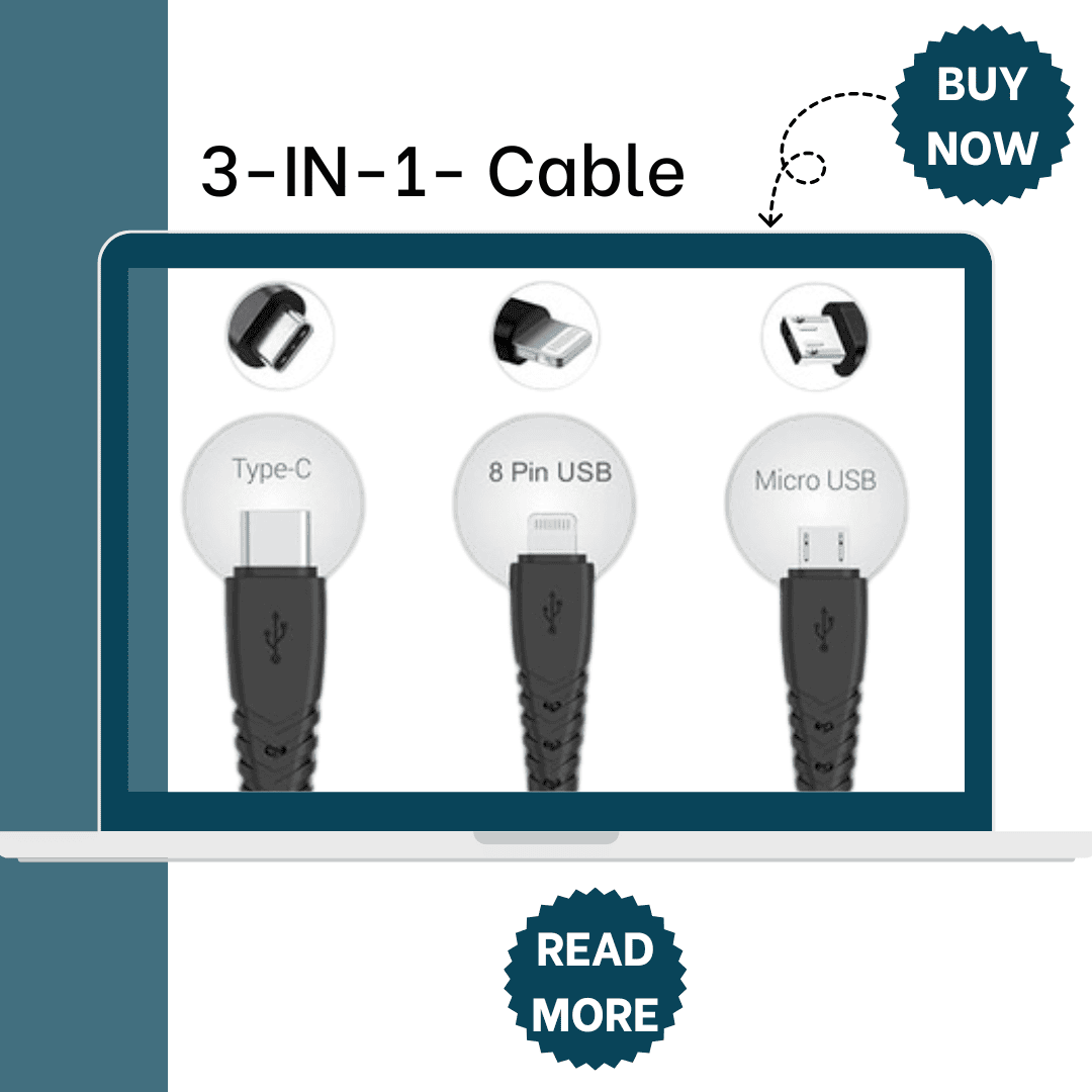 The Ultimate Convenience: Why You Need a 3-IN-1 Cable | PineKart.com