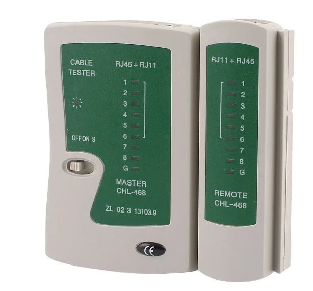 RJ45/RJ11 Cable Tester with LED Indicators – Fast & Easy Testing!