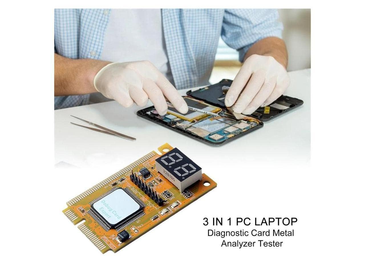 3-in-1 Mini PCI/PCI-E/LPC Diagnostic Card – PC Debug Tool