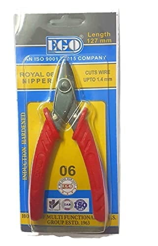 EGO Royal 06 Nipper & Wire Cutter - Precision Cutting Tool in Red & Black