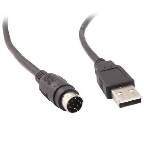 USB Type A Male to PS/2 Female Adapter Cable (Black)