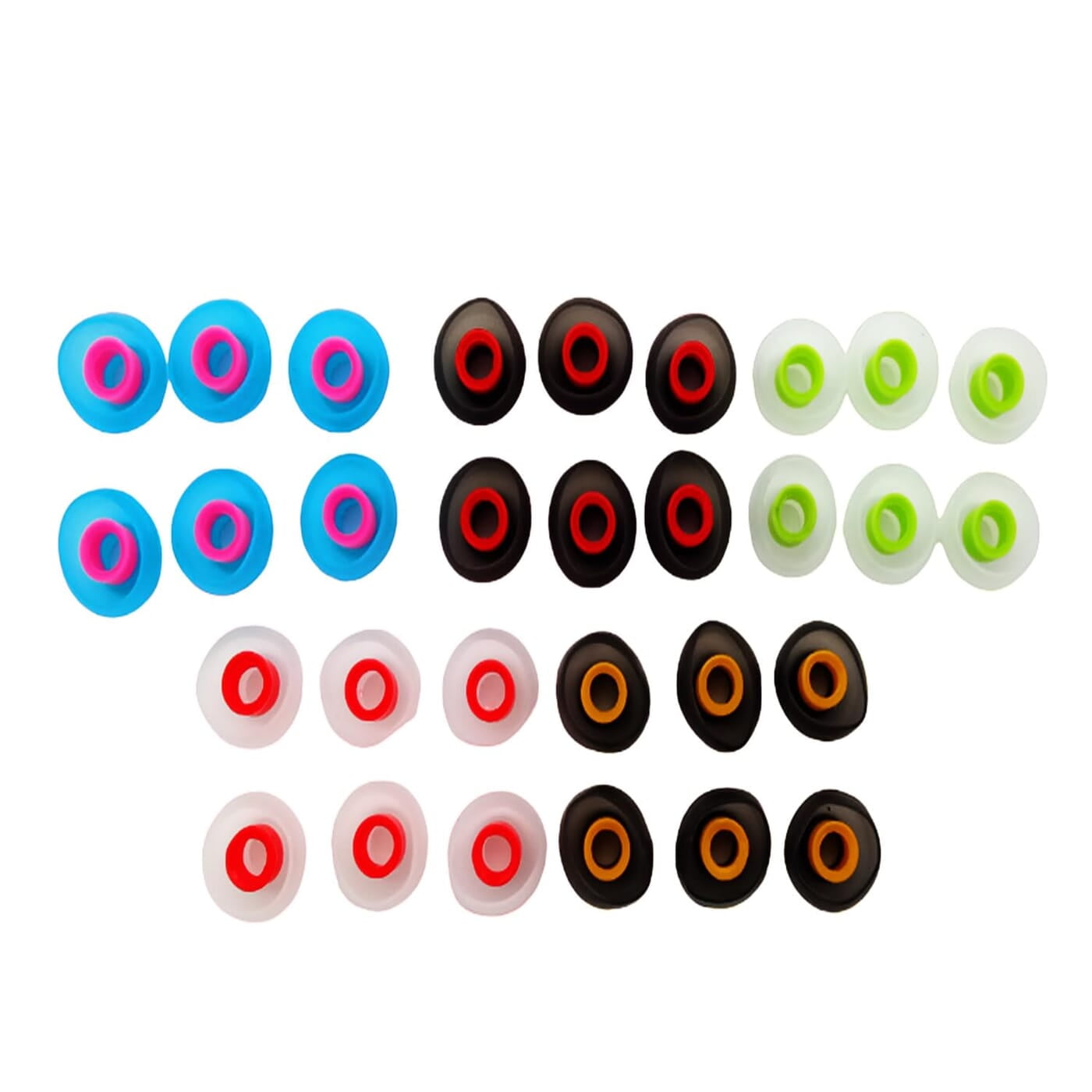 Soft Silicon Rubber Earbuds Eartips (Pack of 10) – Comfort Fit