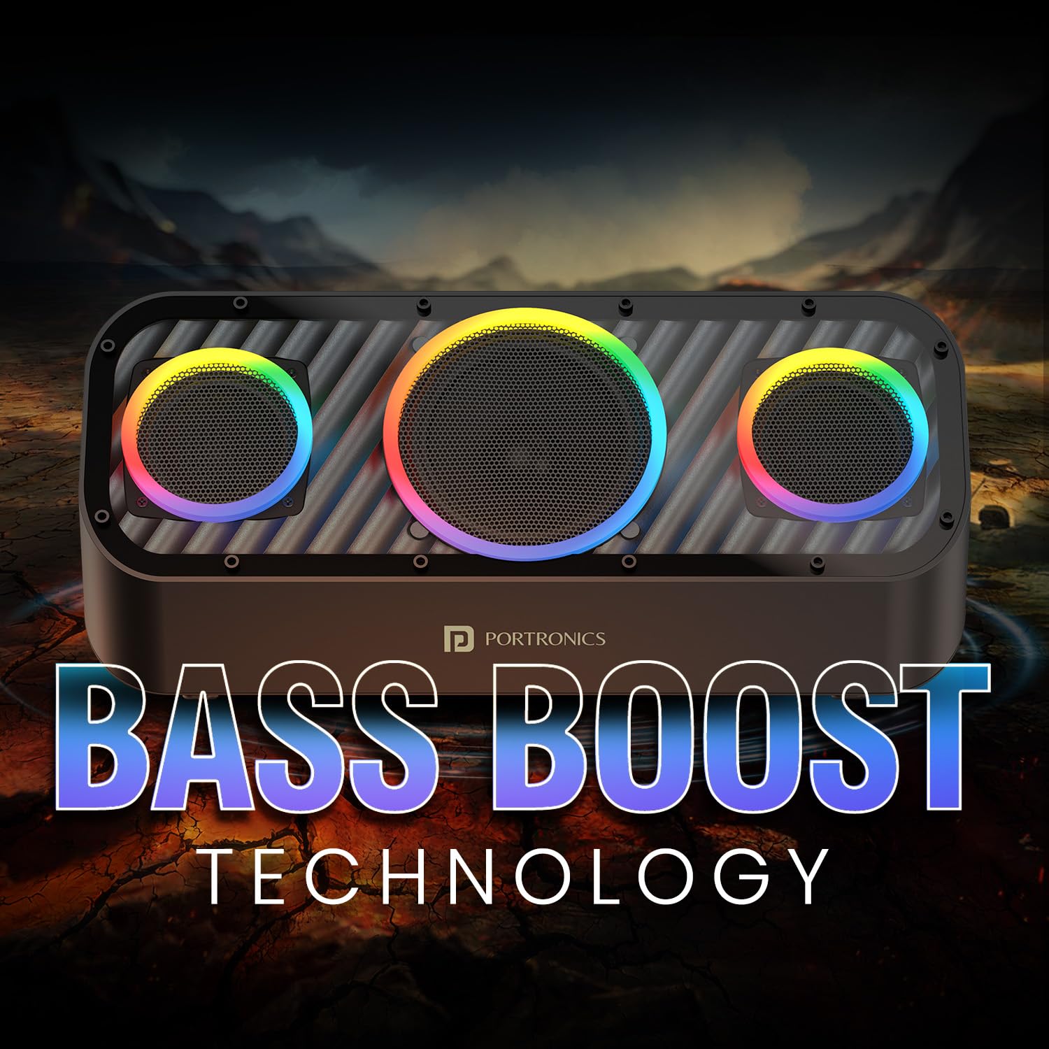 Portronics Microblast 60W Speaker | Bass, RGB, BT 5.3