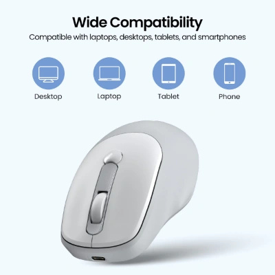Portronics Toad 7 Wireless Mouse – Adjustable DPI & Rechargeable