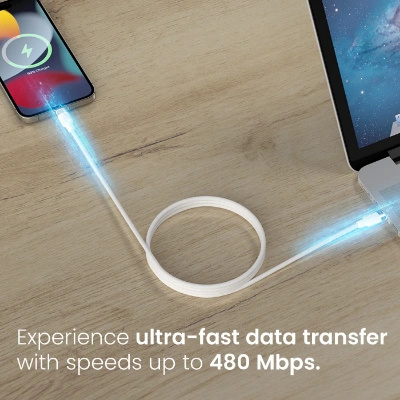 Portronics Maglink 27W Type-C to 8-Pin Lightning Cable