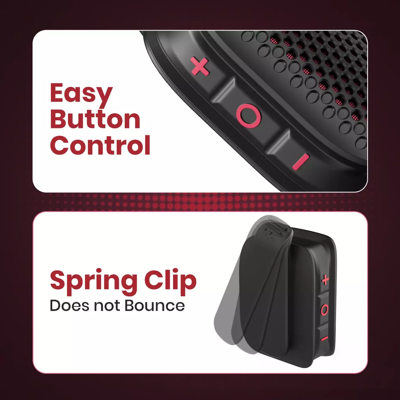 Portronics Talk Five: 3W Wearable Speaker, 10H Playtime