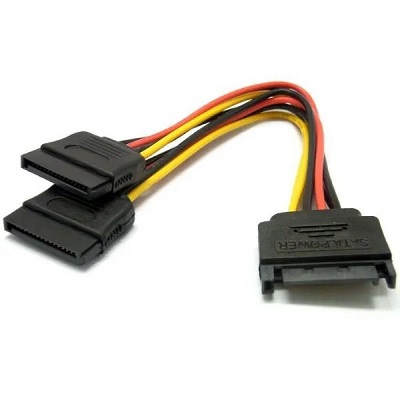 DVR SATA Y Cable | Power & Data Splitter for Hard Drives