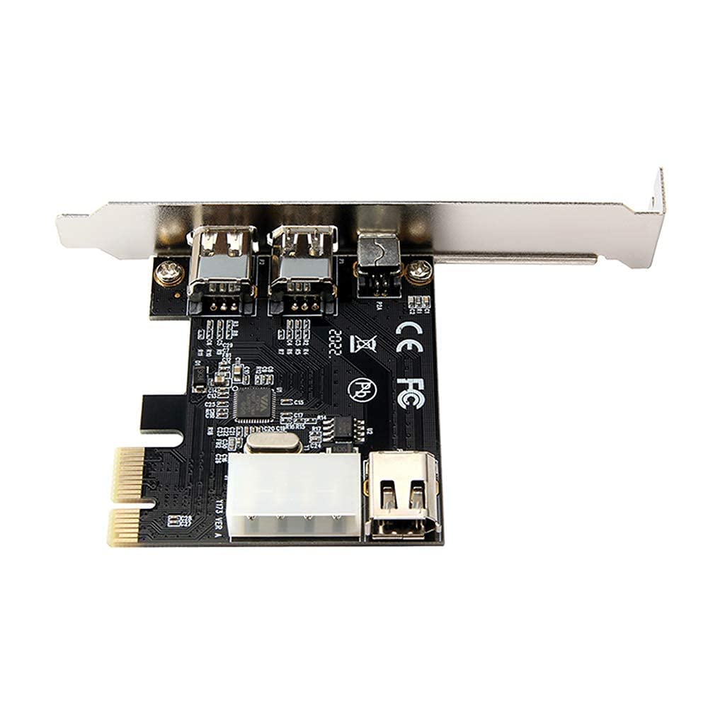 PCI Express Firewire Card – 4-Port IEEE 1394 PCIe Adapter