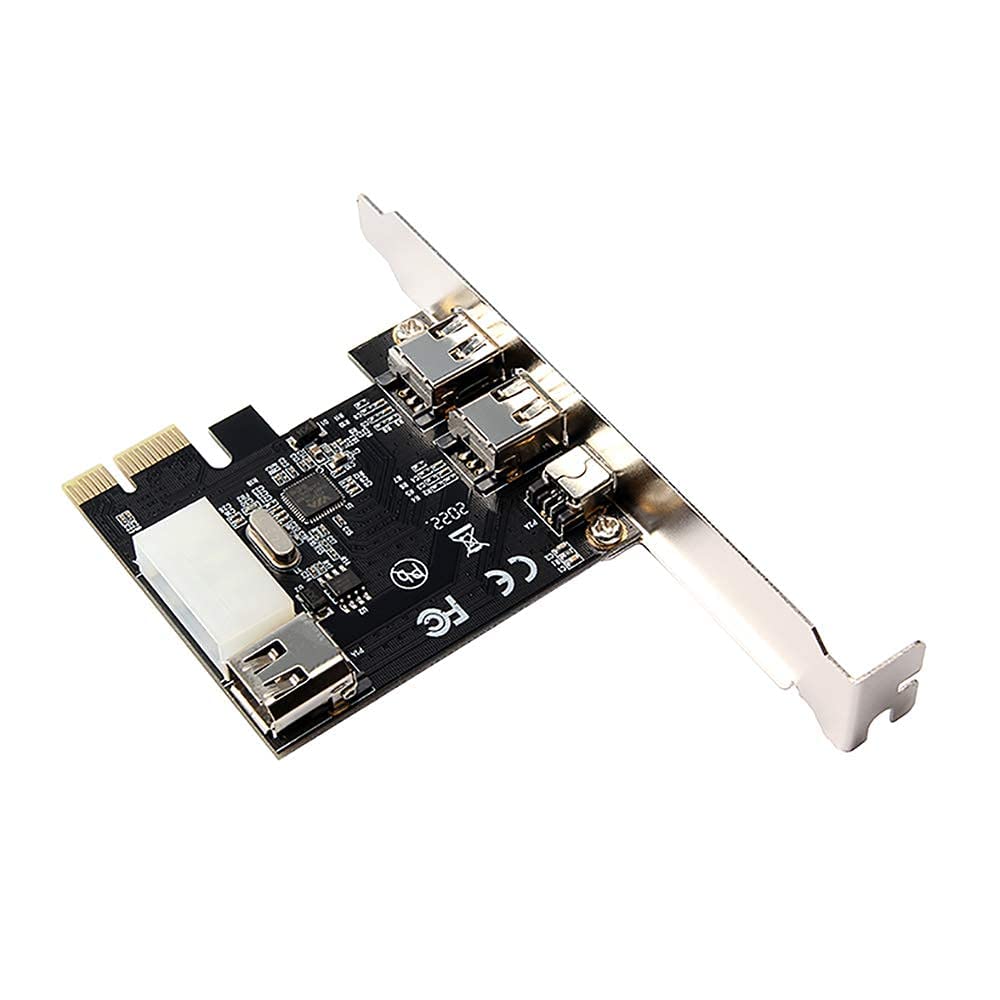 PCI Express Firewire Card – 4-Port IEEE 1394 PCIe Adapter