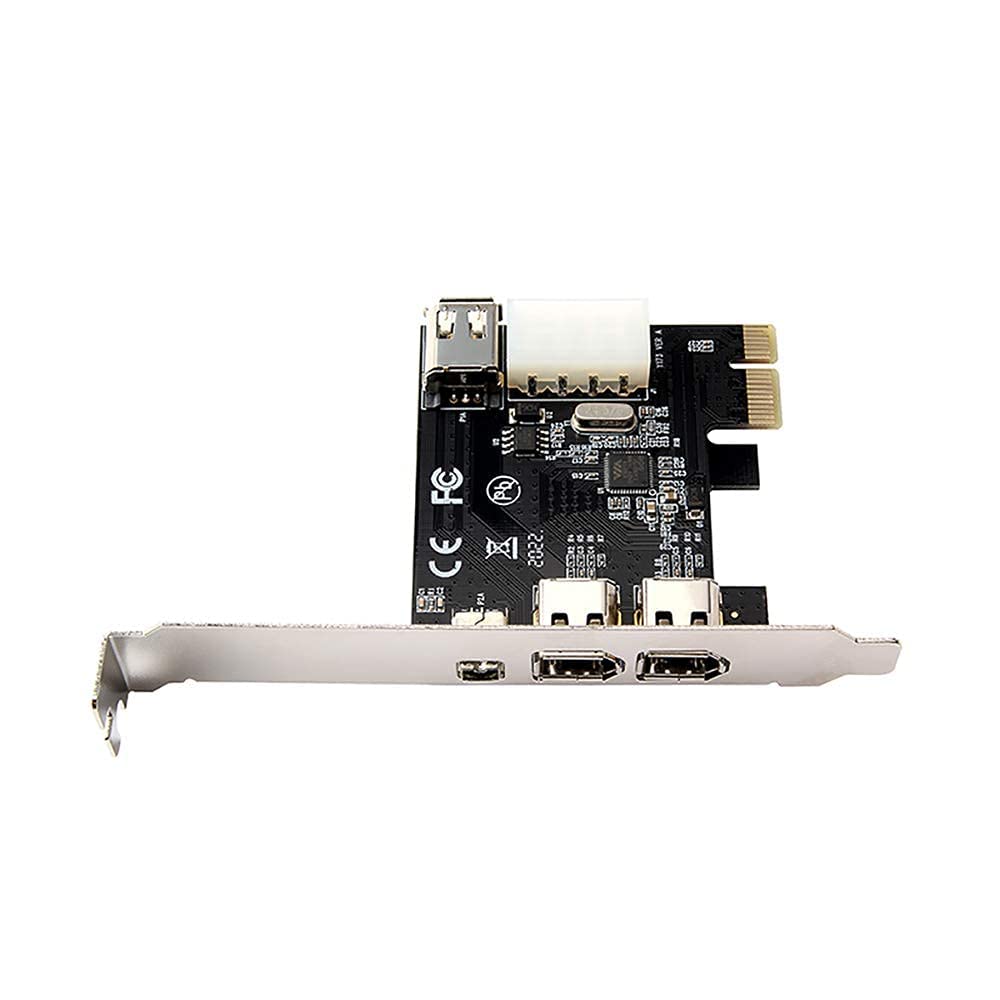 PCI Express Firewire Card – 4-Port IEEE 1394 PCIe Adapter