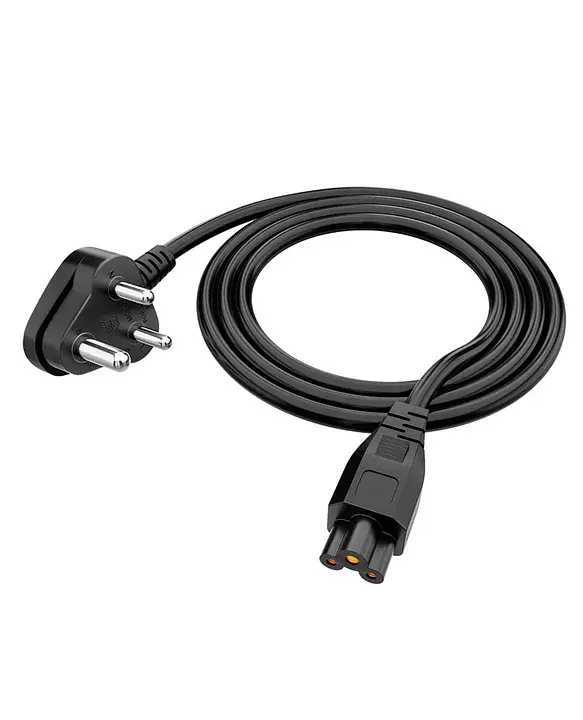 Portronics Konnect G3: Durable 1.2m Laptop Power Cable