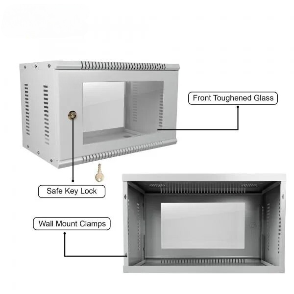 CCTV DVR/NVR/Server Rack with 3 Glass Door