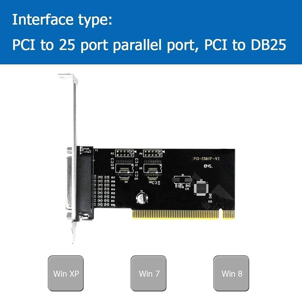 PCI LPT Parallel 25-Pin Card – Reliable Printer Connectivity