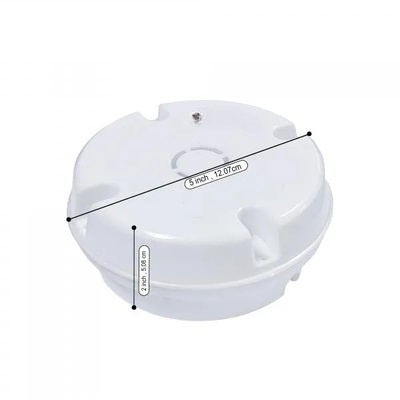 PVC Round Junction Box – 5x5, Indoor/Outdoor, Secure Fit for CCTV. Buy Now!
