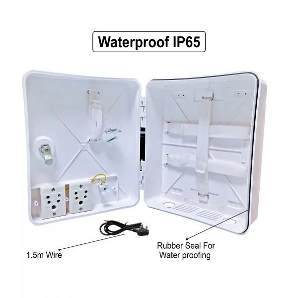 Buy Waterproof Network Cabinet Box, CCTV Rack with Power Socket