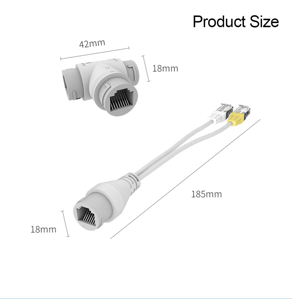 Heavy Duty IP Camera DC-RJ45 PoE Cable, Get Yours Today!
