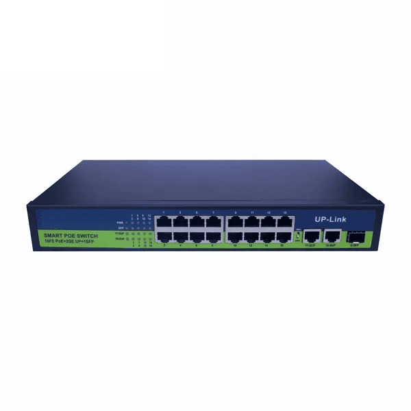 24-Port AI PoE Gigabit Switch | 450W Power | Plug & Play