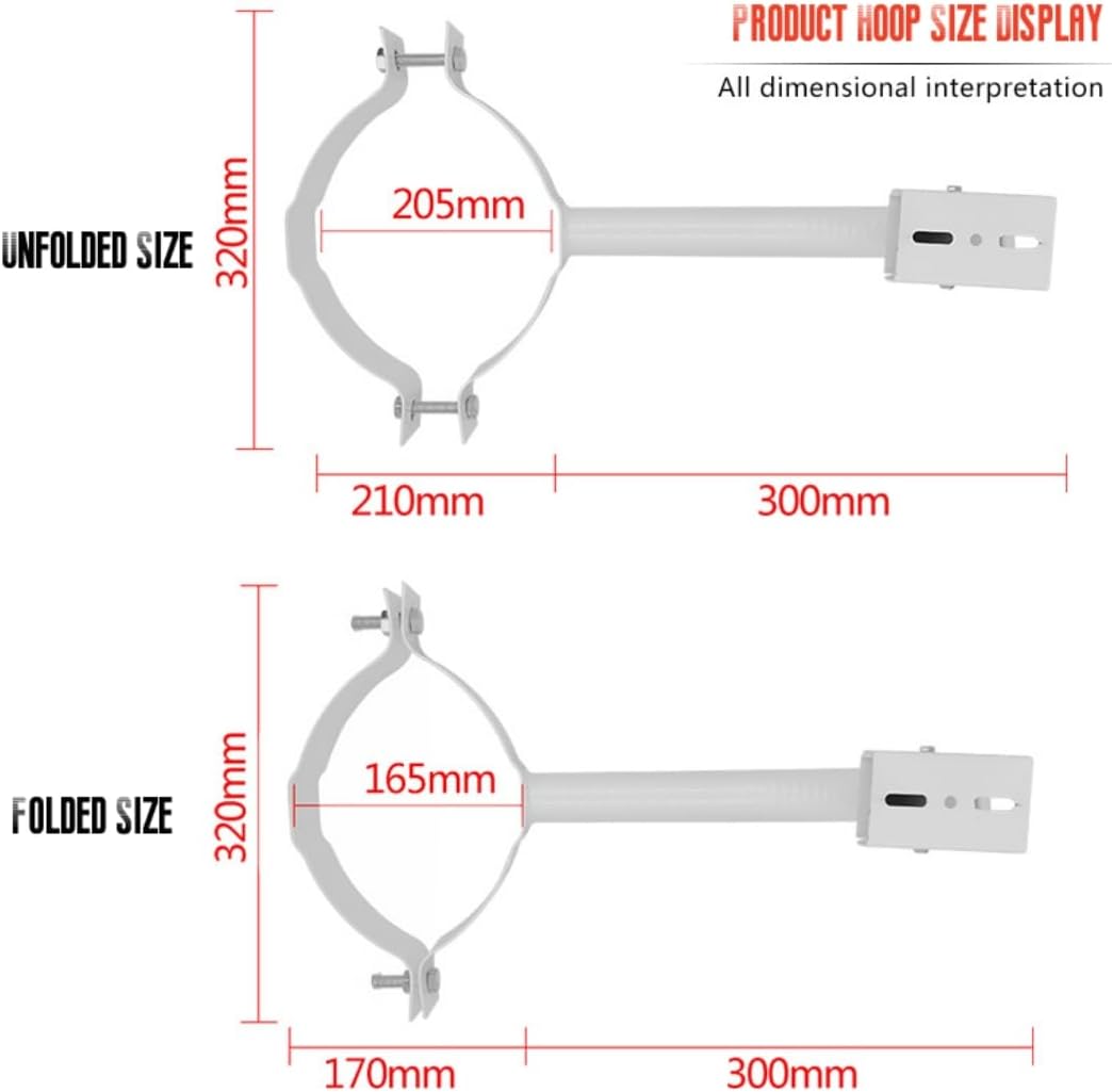 Heavy Duty Pole Mount Stand for CCTV & Devices