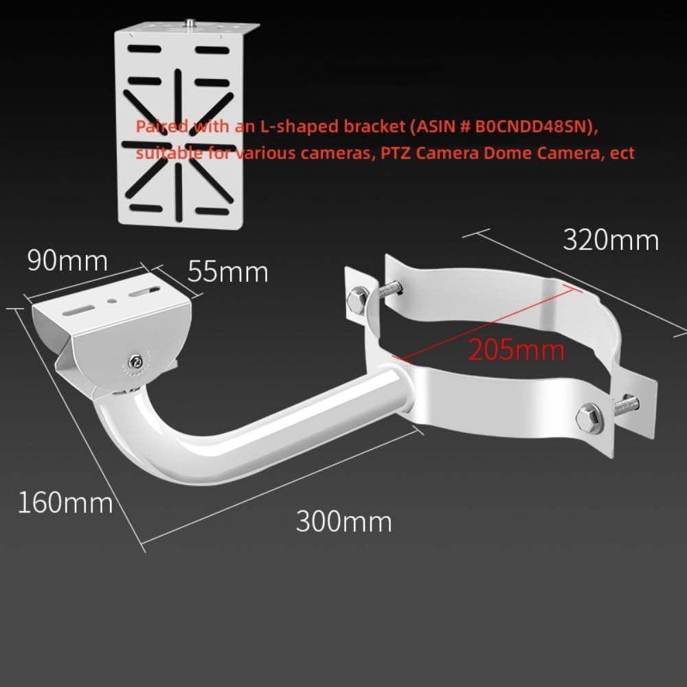 Heavy Duty Pole Mount Stand for CCTV & Devices