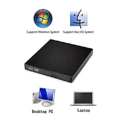 Portable Slim DVD Writer USB A and Type-C 3.0 | CD/DVD Burner