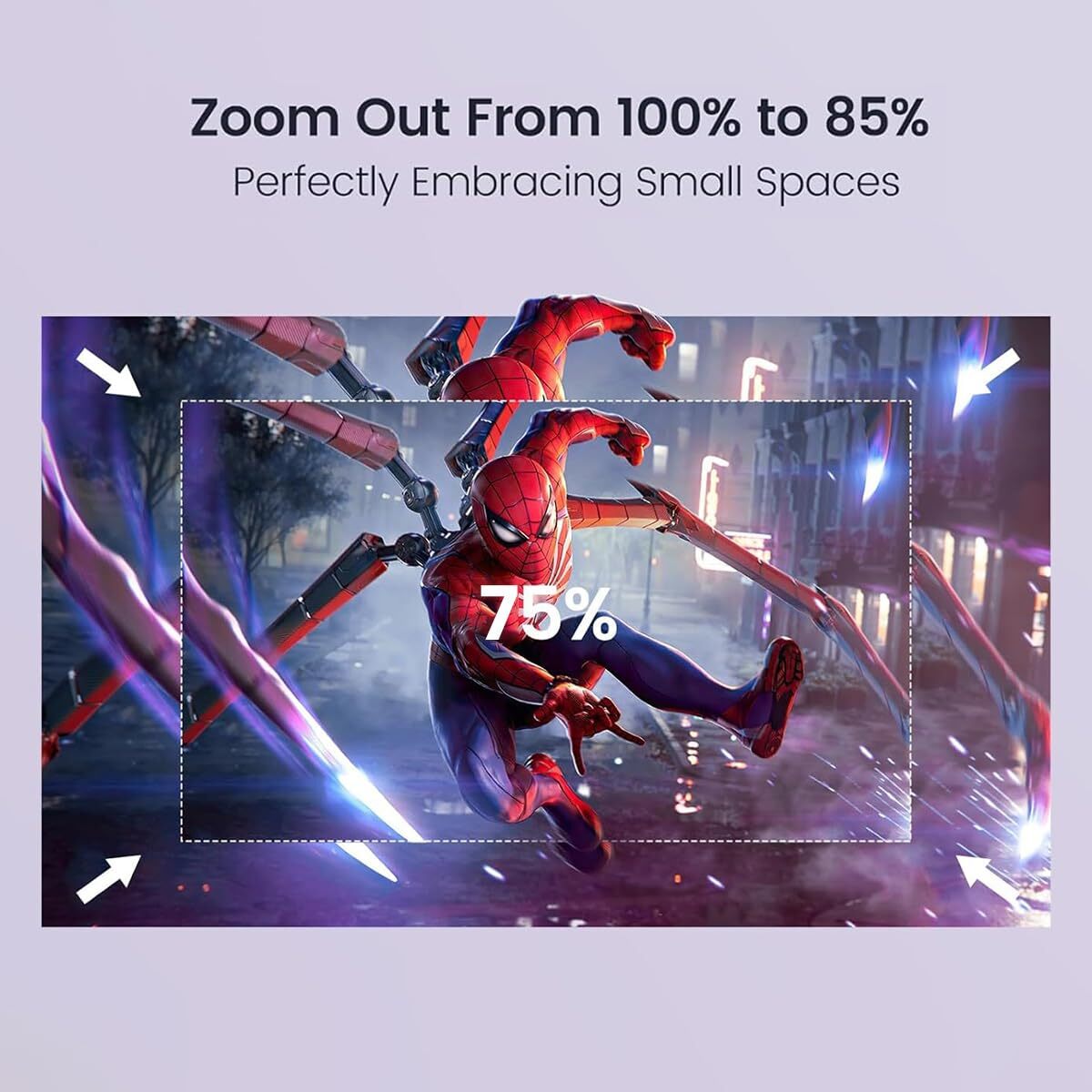 Portronics Beem 440 Smart Android LED Projector | HD & Bright