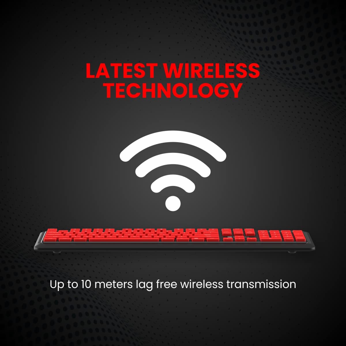 Portronics Key5 Wireless Keyboard & Mouse Combo with 2.4GHz USB Receiver