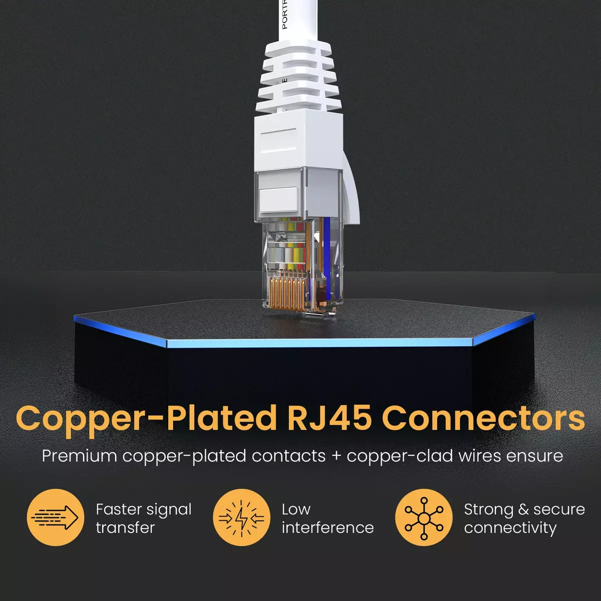 NetX10 CAT-6 RJ45 Ethernet Cable 10M | 1000 Mbps High-Speed LAN