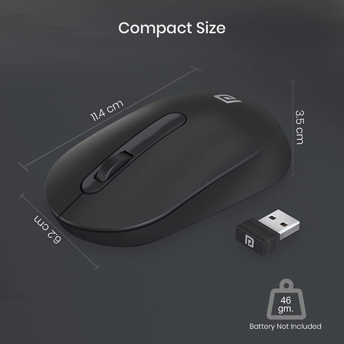 Buy Portronics Toad 13 Wireless Optical Mouse with 2.4GHz