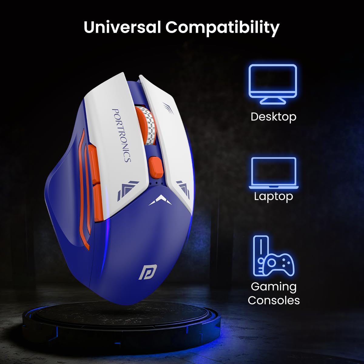 Portronics Vader Pro Wireless Gaming Mouse - Multiple Colors
