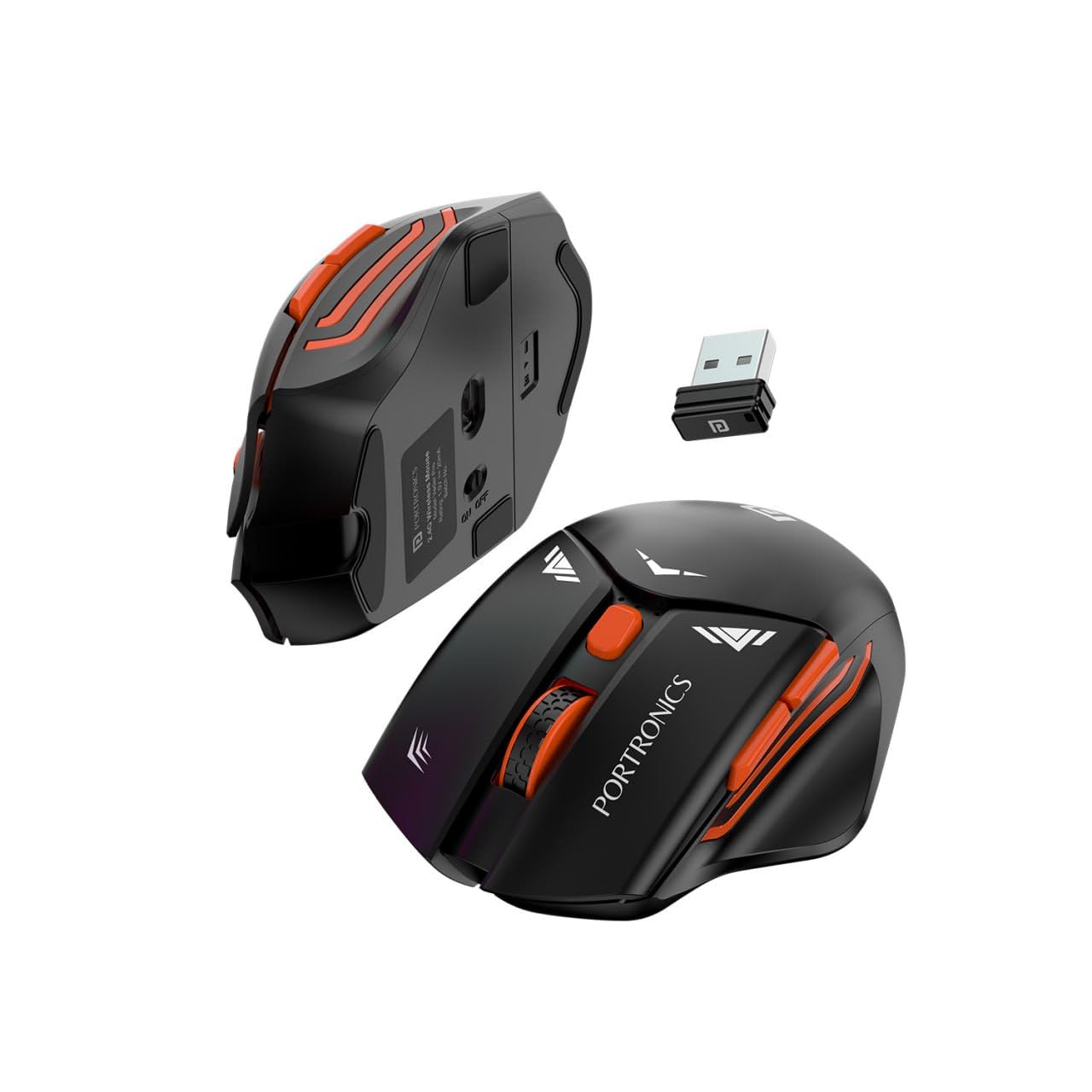 Portronics Vader Pro Wireless Gaming Mouse - Multiple Colors