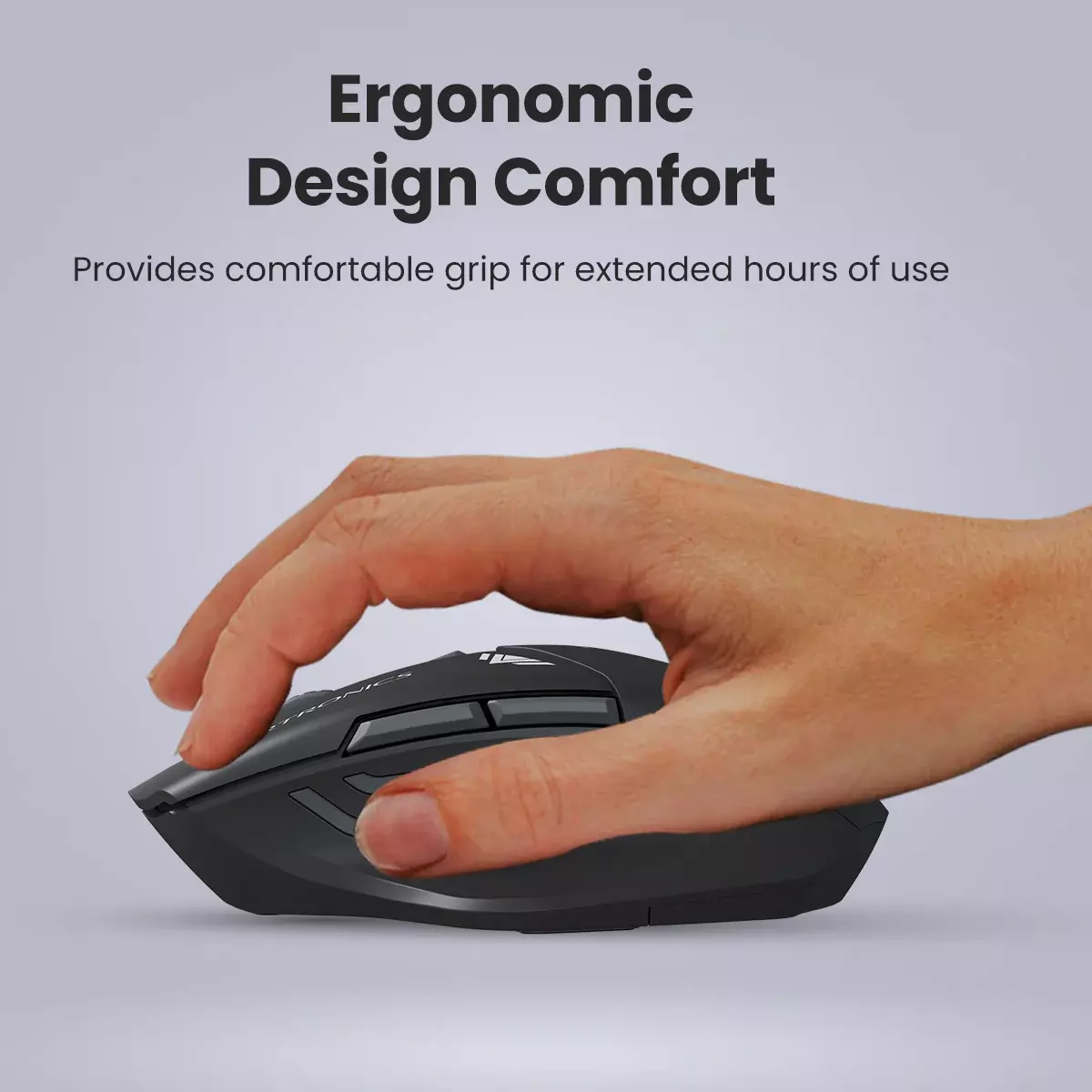 Portronics Key9 Wireless Keyboard & Mouse Combo | Ergonomic, Durable