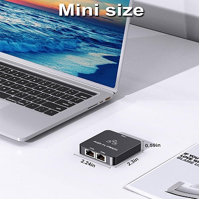 RJ45 Gigabit Network Splitter 1x2 & 1x4 | High-Speed LAN