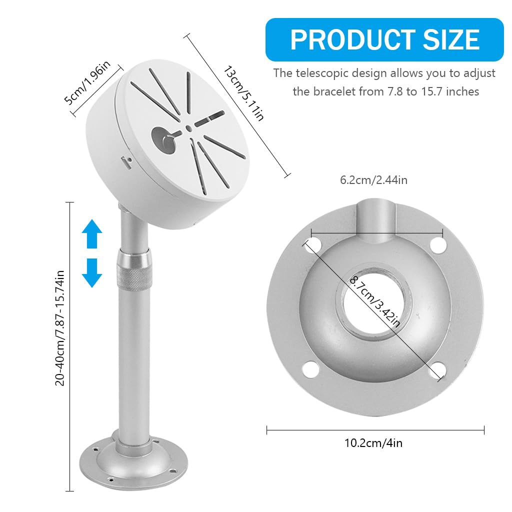 Buy Adjustable Security Camera Wall Mount | Durable Aluminum Bracket ...