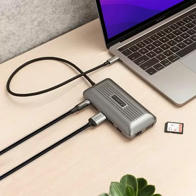 USB-C Dual 4K HDMI & VGA Docking Station for Multiple Displays