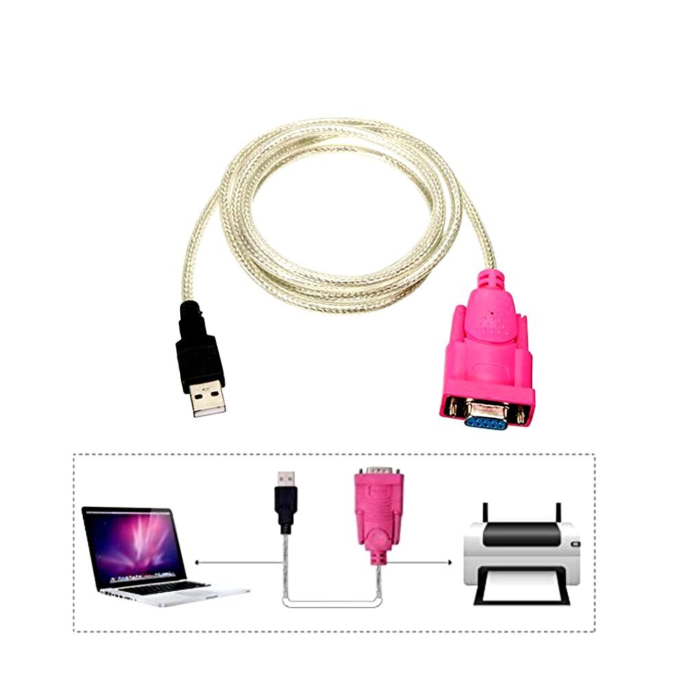 USB to Serial DB9 Adapter – High-Speed RS232, Plug & Play, Reliable