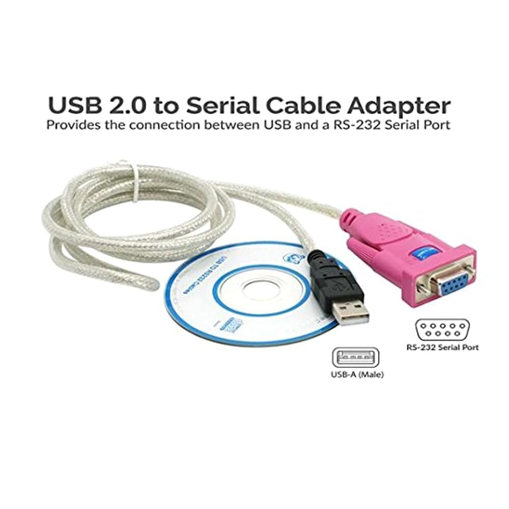 USB to Serial DB9 Adapter – High-Speed RS232, Plug & Play, Reliable