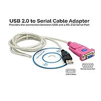 USB to Serial DB9 Adapter – High-Speed RS232, Plug & Play, Reliable