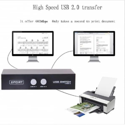 USB Switch Box for PC, Printer, Scanner & USB Devices