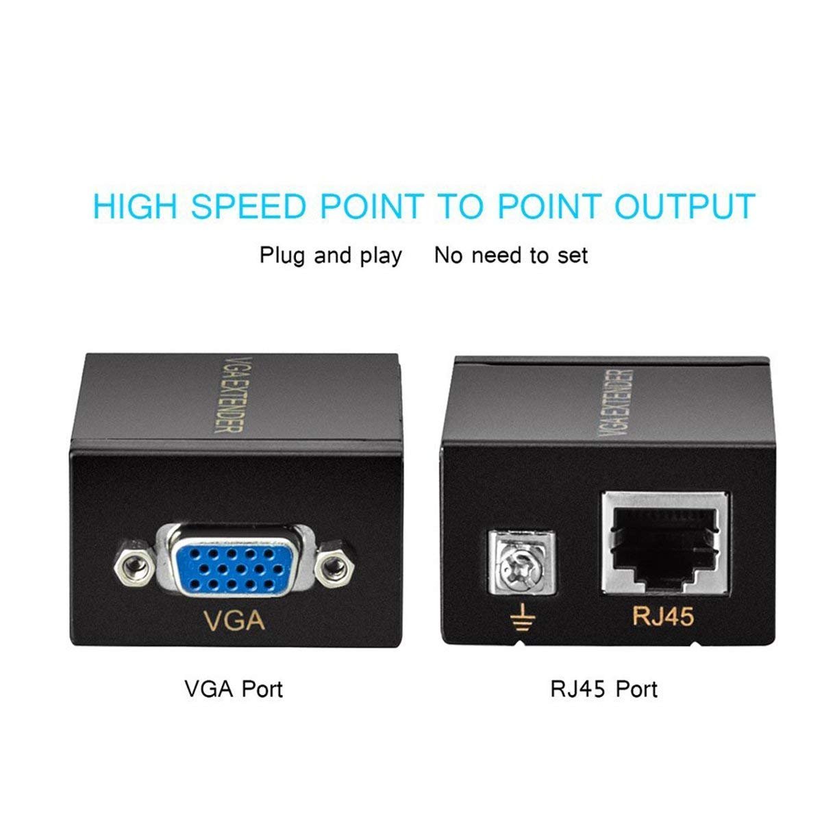 VGA Extender: 60m/100m Cat6 | Extend VGA Now!