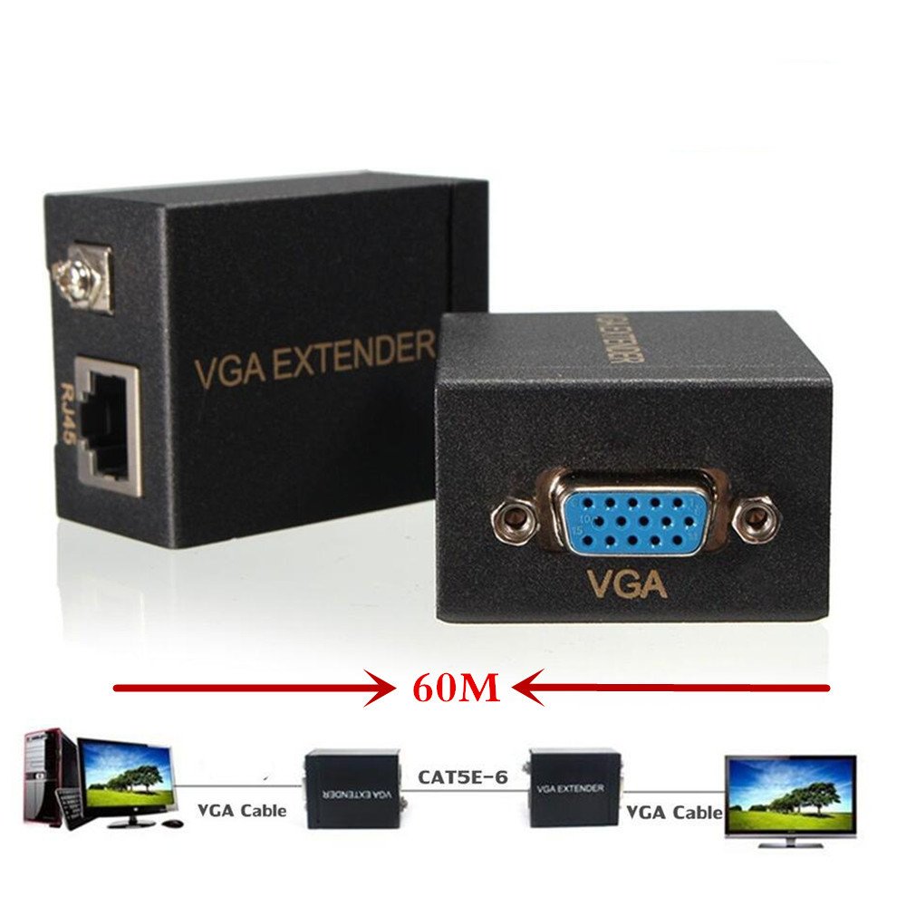 VGA Extender: 60m/100m Cat6 | Extend VGA Now!