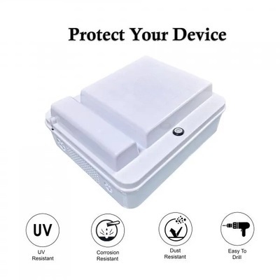 Waterproof DVR/NVR Cabinet – PVC Security Box with Power Socket. Order Now!