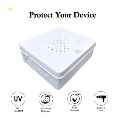 Waterproof DVR/NVR Cabinet – PVC Security Box with Power Socket. Order Now!