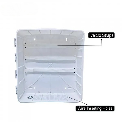 Waterproof DVR/NVR Cabinet – PVC Security Box with Power Socket. Order Now!