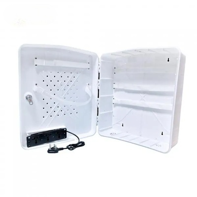 Waterproof DVR/NVR Cabinet – PVC Security Box with Power Socket. Order Now!