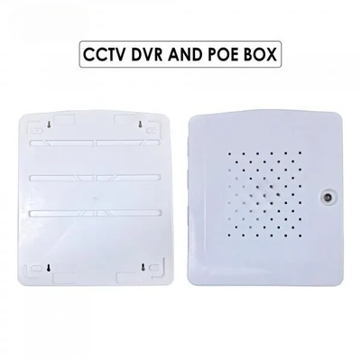 Waterproof DVR/NVR Cabinet – PVC Security Box with Power Socket. Order Now!