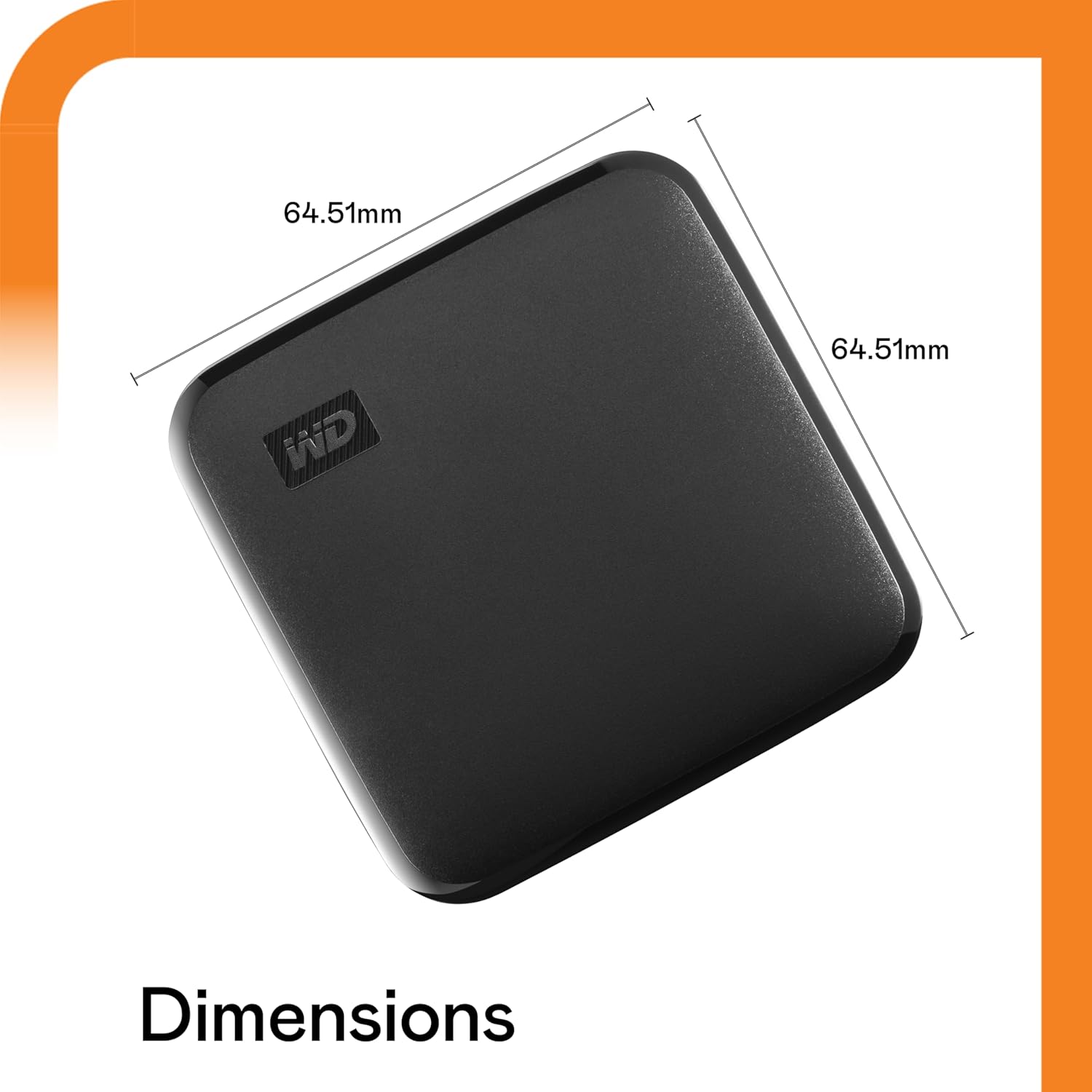 WD Elements Portable SSD, 400MB/s, Drop Protection, PC & Mac