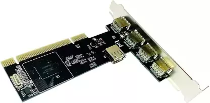 PCI USB 2.0 Controller Card – 5-Port High-Speed Expansion Hub