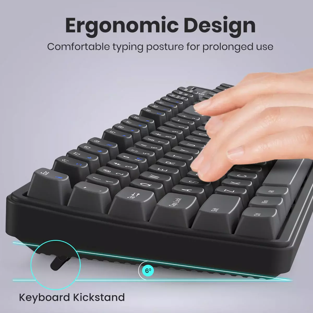 Portronics Key9 Wireless Keyboard & Mouse Combo for PC & Laptop
