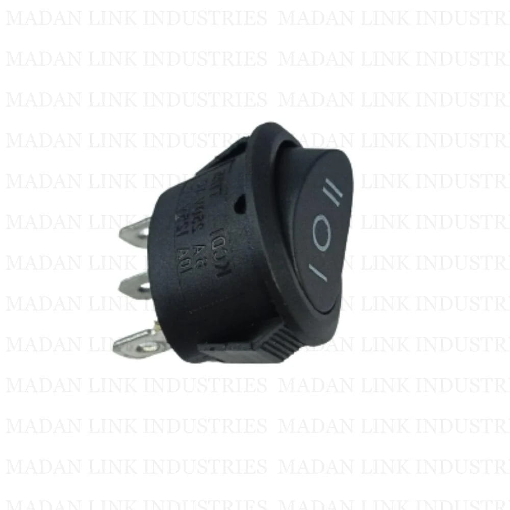 Oval 3-Way Rocker Switch – Center Off | Durable & Reliable