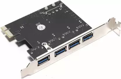 PCIe 4-Port USB 3.0 Card – 5 Gbps Speed, 16GB GDDR4 GPU